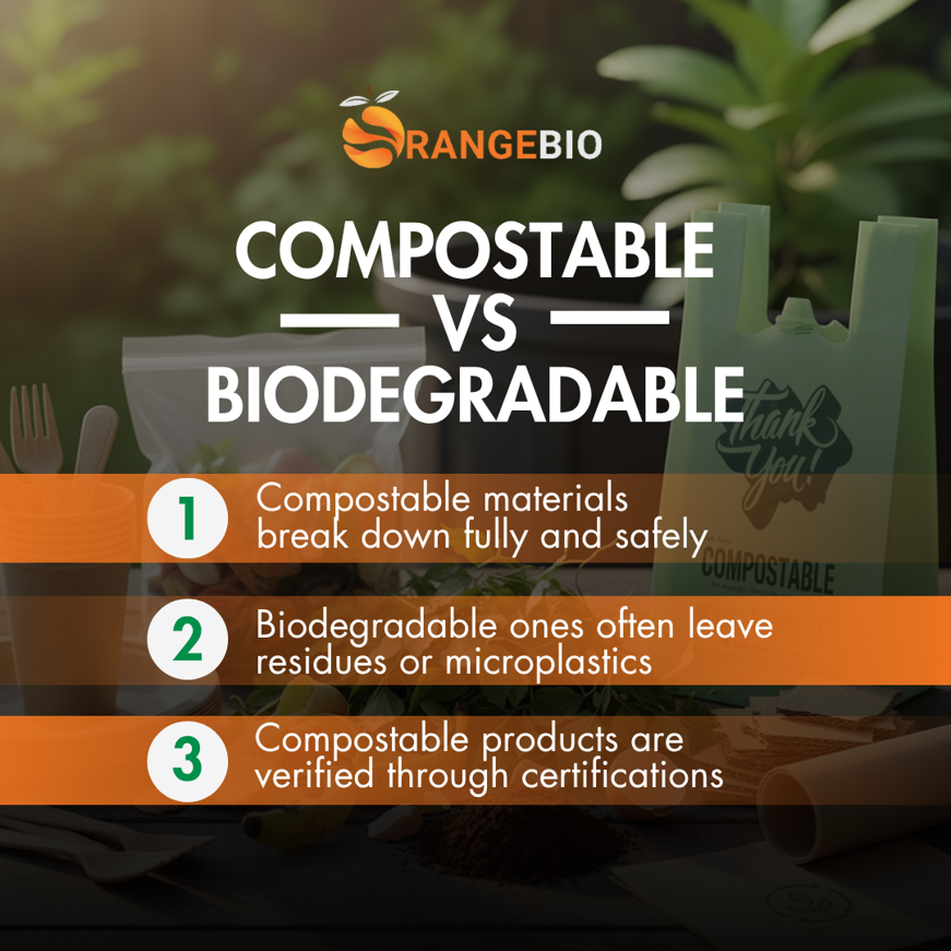 The Real Difference Between Biodegradable and Compostable – OrangeBioUSA