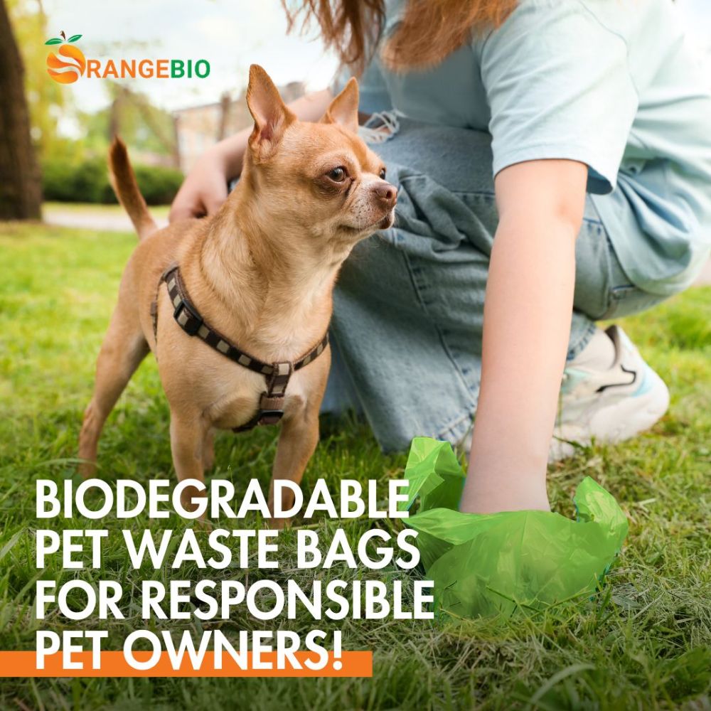 Biodegradable Pet Waste Bags for Responsible Pet Owners – OrangeBioUSA