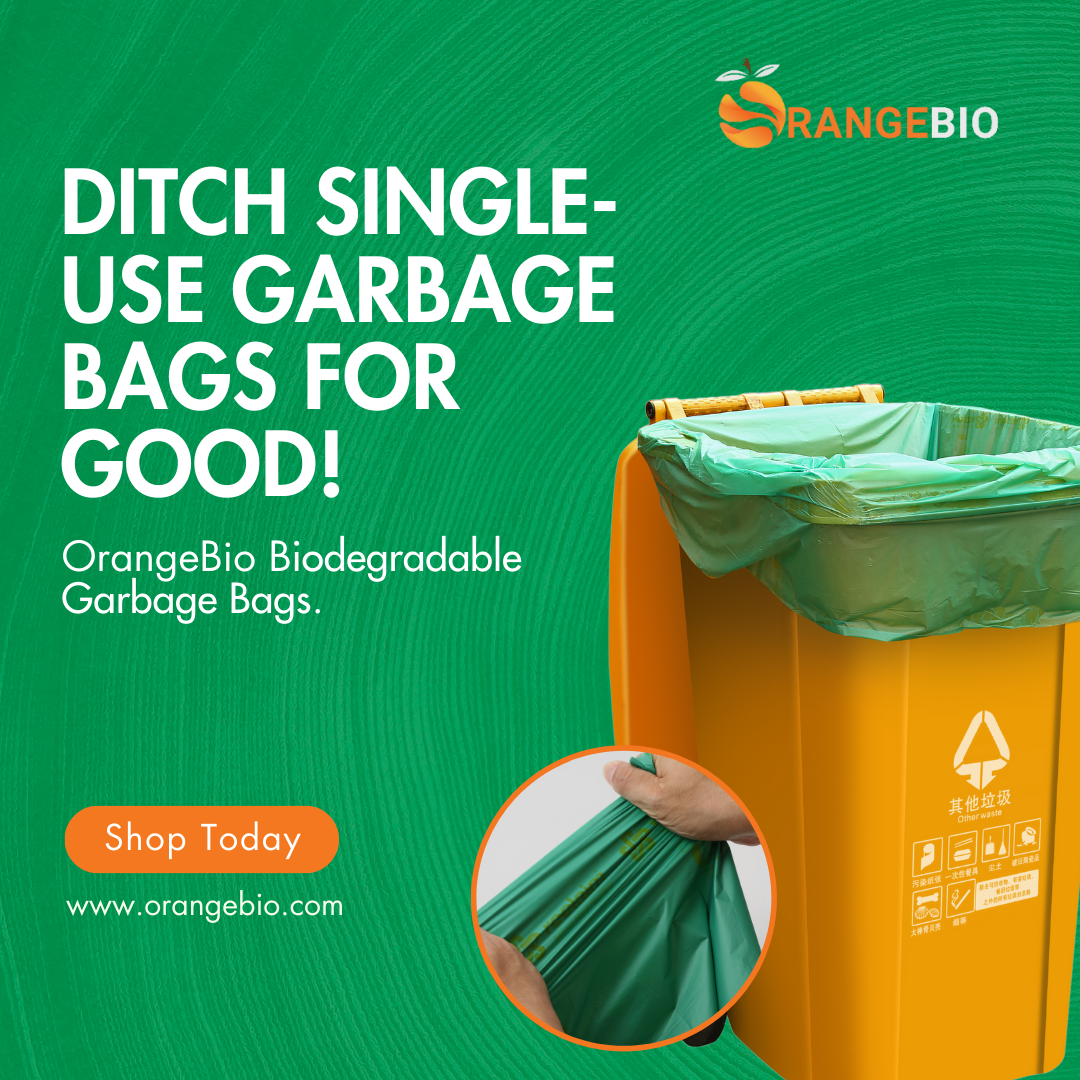 Make a clean break from plastic waste with our biodegradable garbage b ...